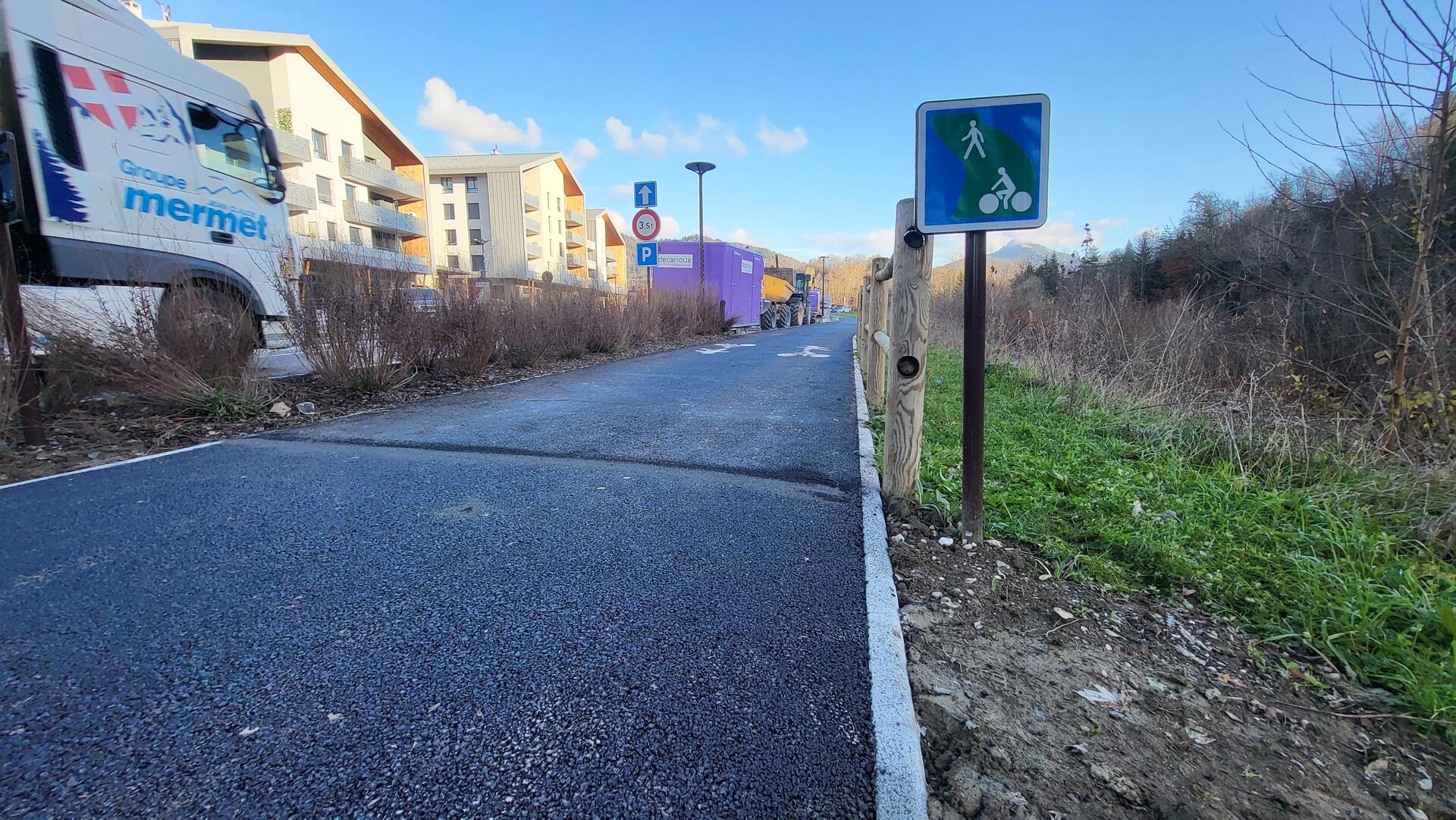 Voie verte direction Bonne - Fillinges